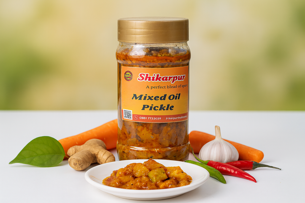 Mixed Oil Pickle | 500 G | 950 G – Shikarpur Foods