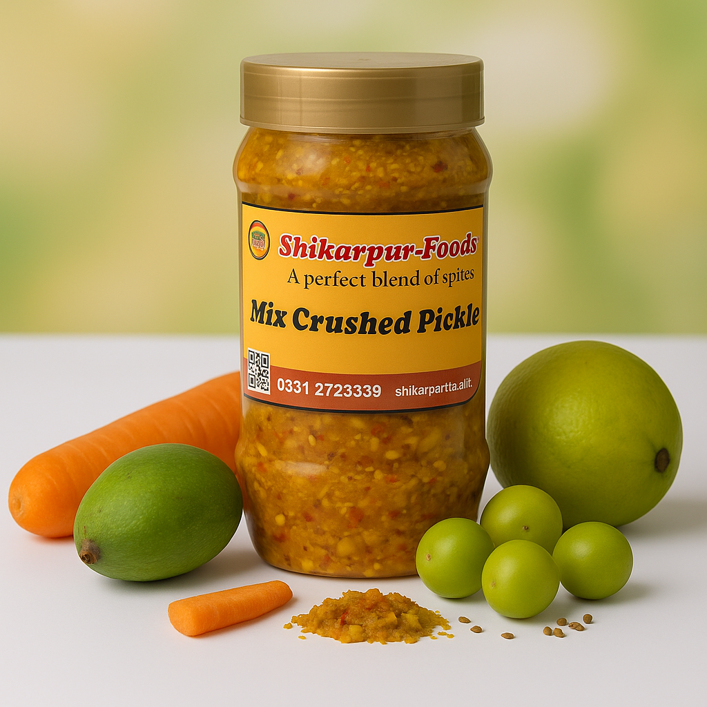 Mix Crushed (Qorma) Pickle | 950 G – Shikarpur Foods